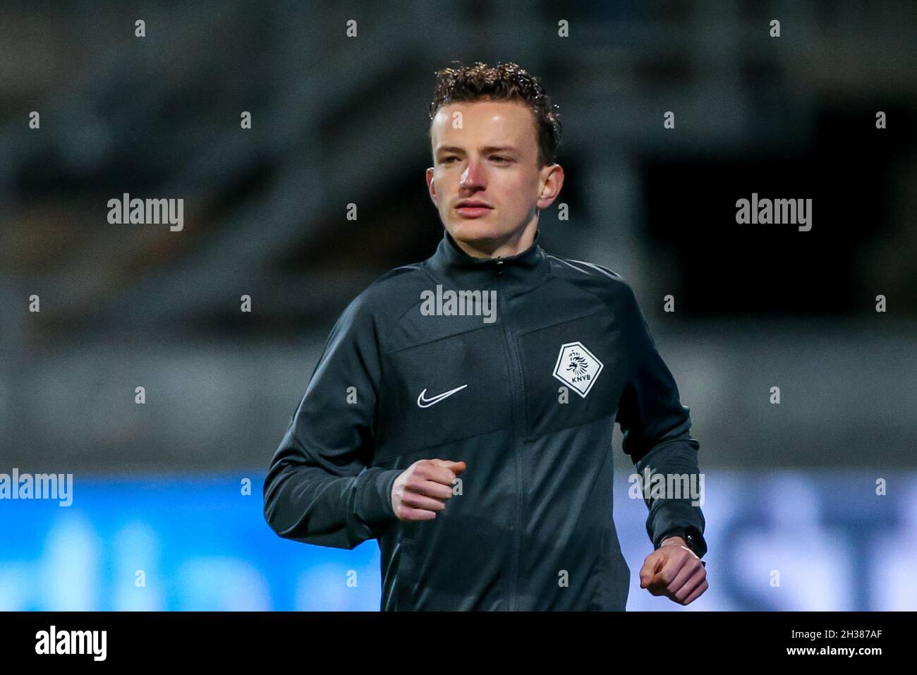 KERKRADE, NETHERLANDS - OCTOBER 26: assistant referee Rick van Rijn ...