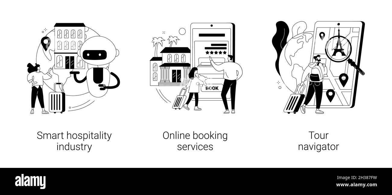 Trip planning abstract concept vector illustrations Stock Vector Image ...