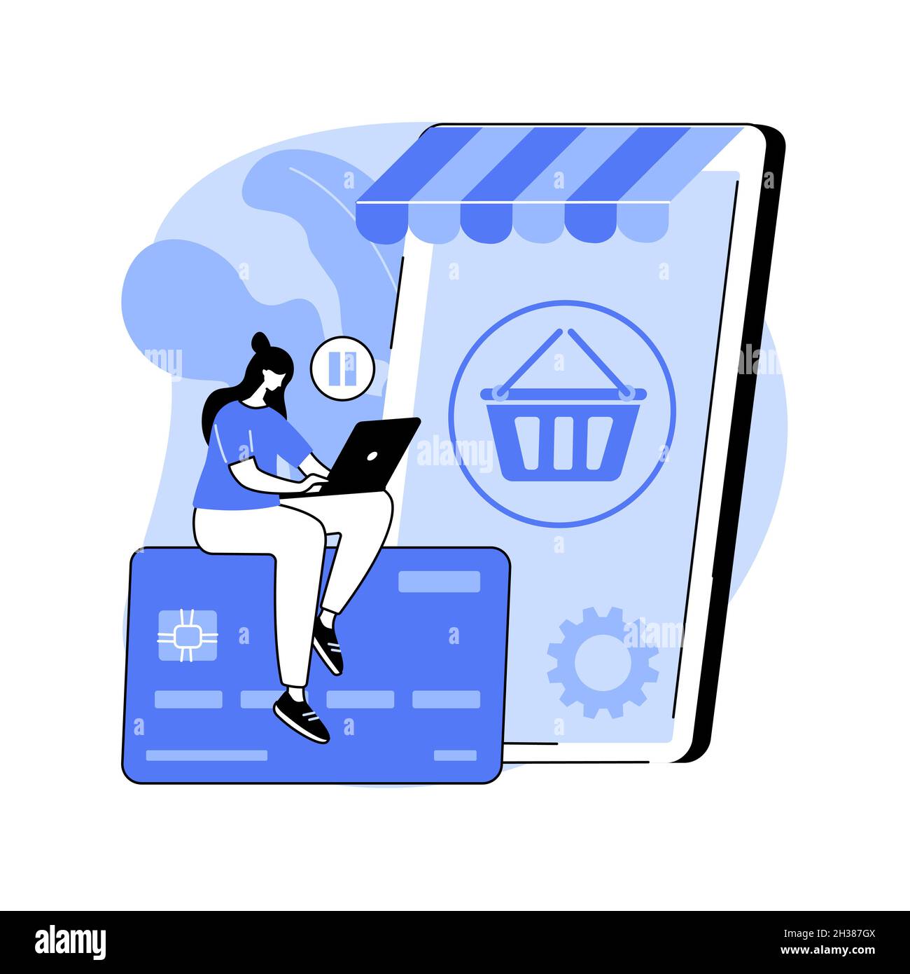 Order on hold abstract concept vector illustration Stock Vector Image ...