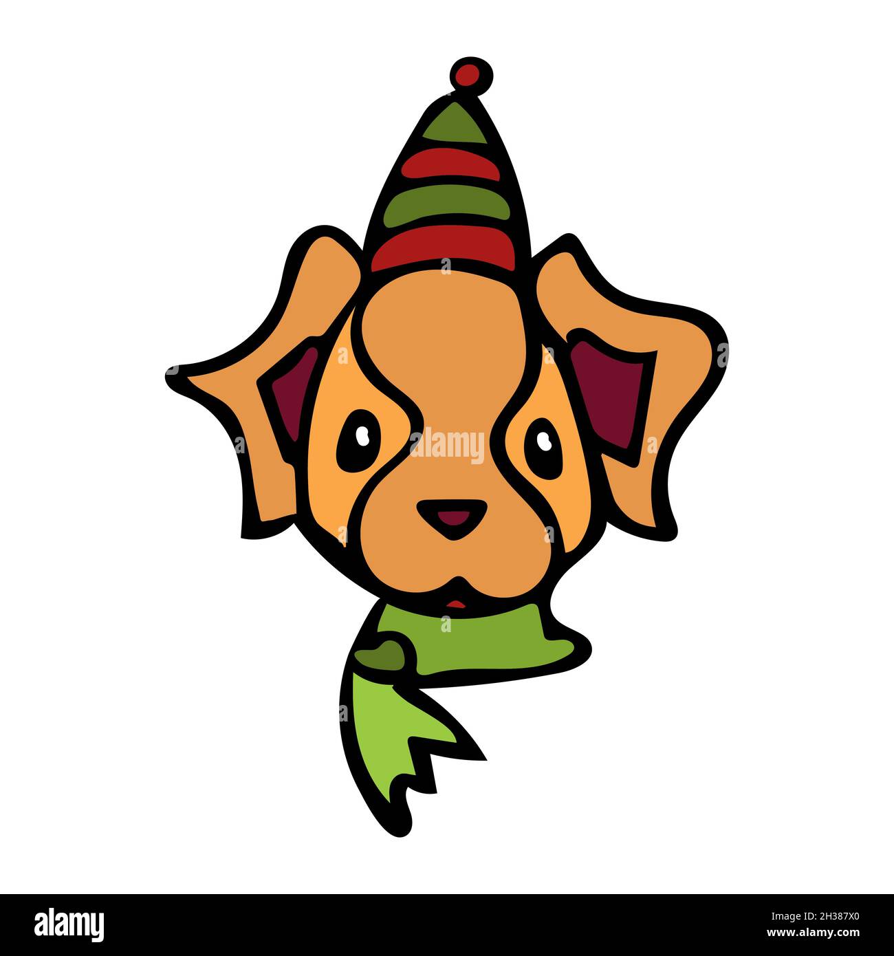 Animal print head scarf Cut Out Stock Images & Pictures - Alamy