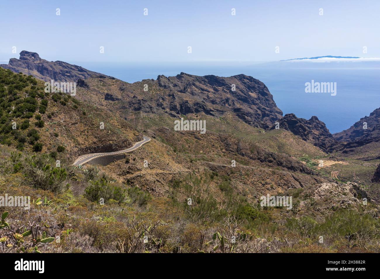 Mountain landscape. View from the observation deck - Mirador Altos de ...