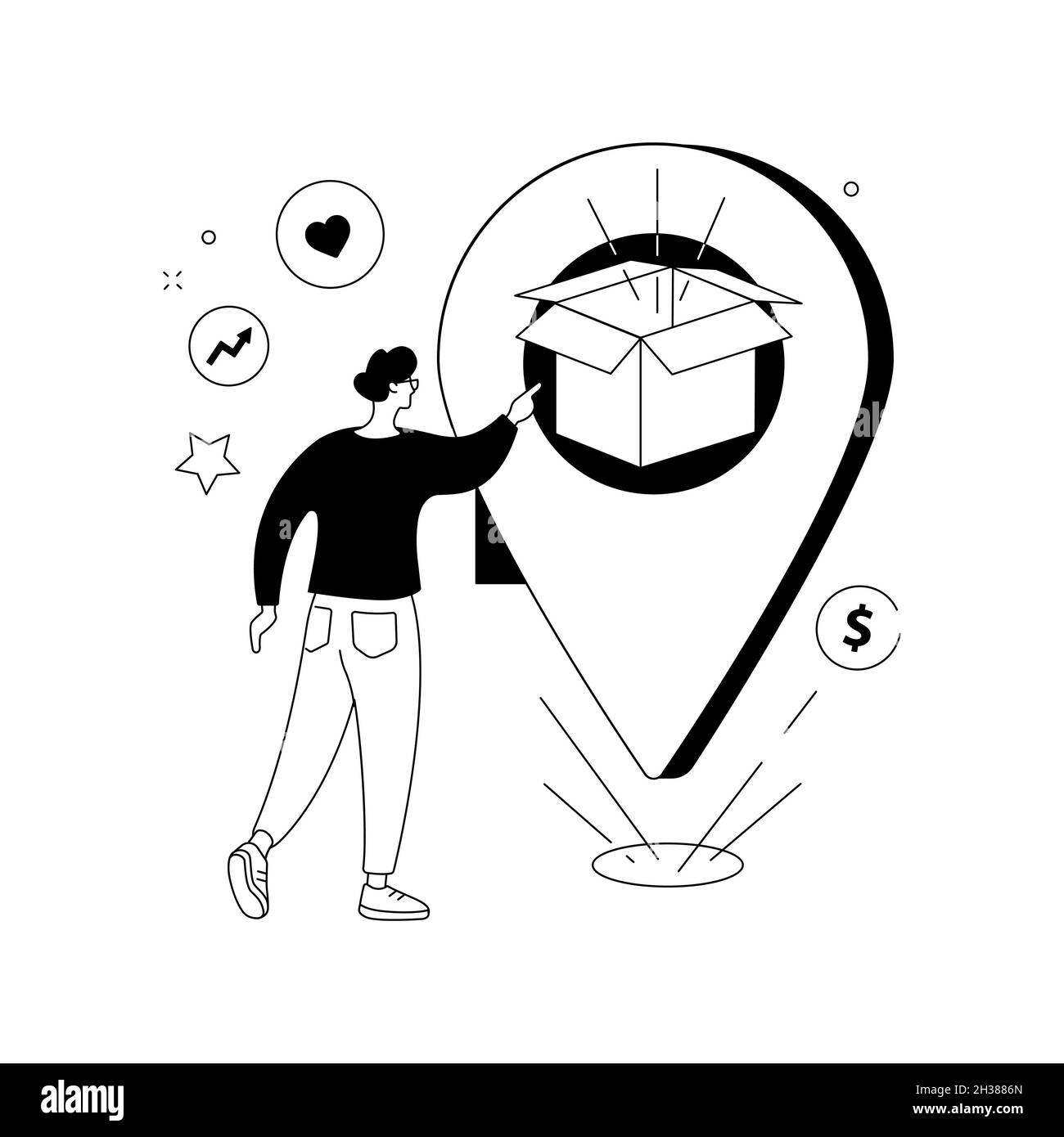 Product positioning abstract concept vector illustration Stock Vector ...