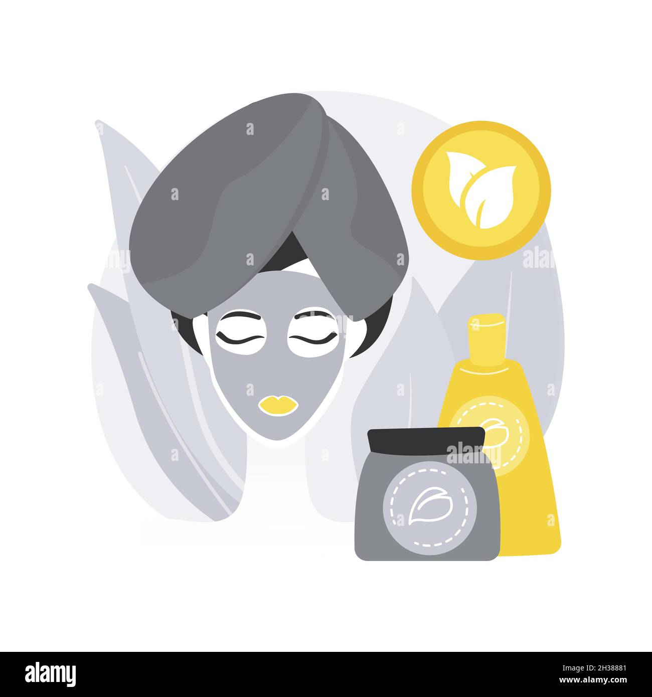 Organic cosmetics abstract concept vector illustration Stock Vector ...