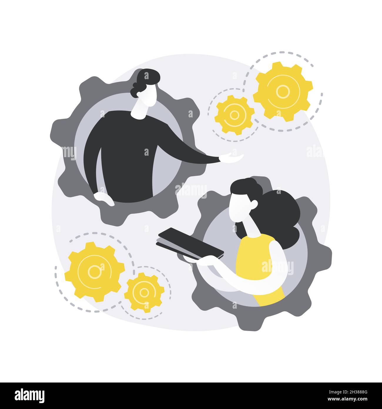 Executive jobs abstract concept vector illustration Stock Vector Image ...