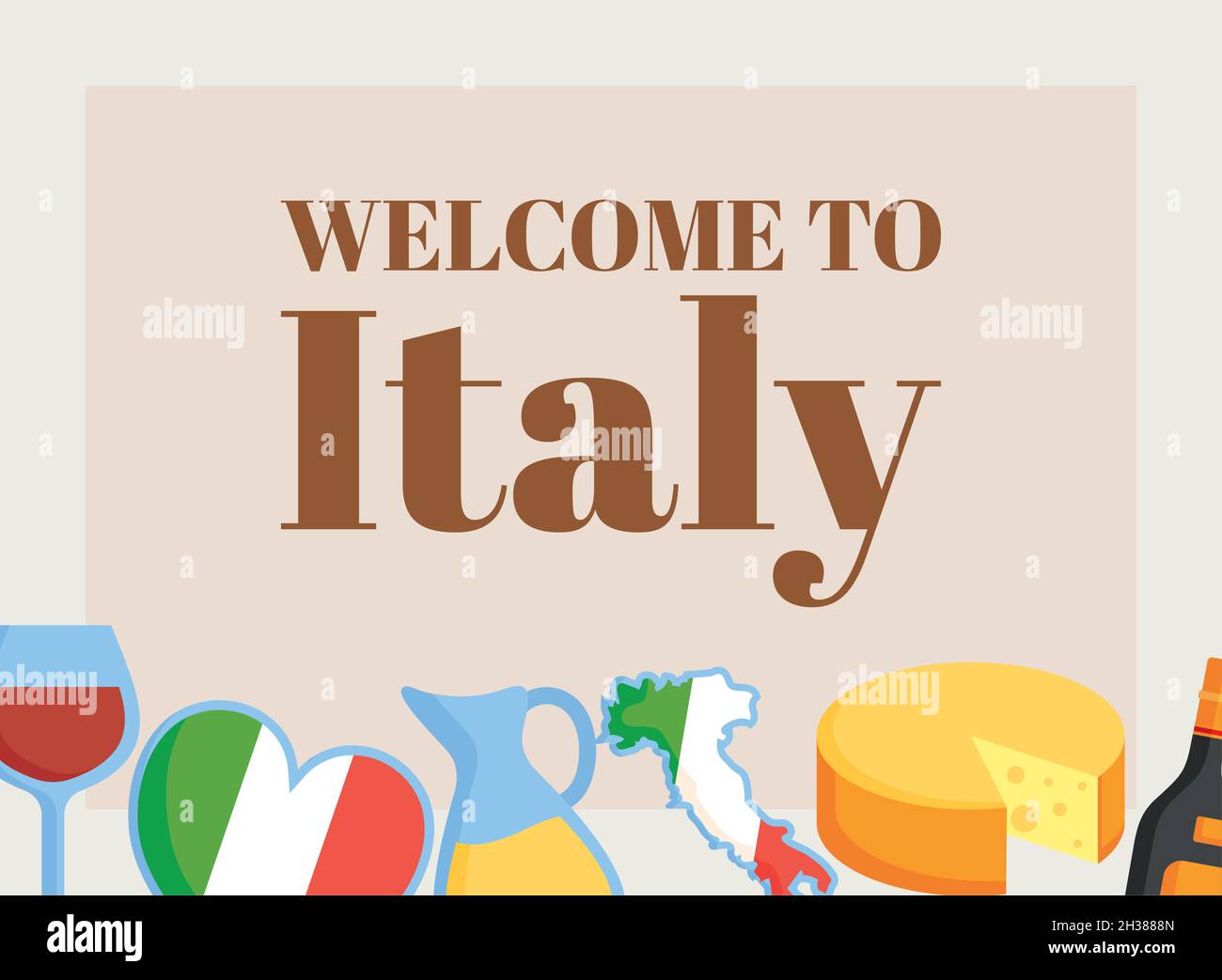 nice italy card Stock Vector Image & Art - Alamy