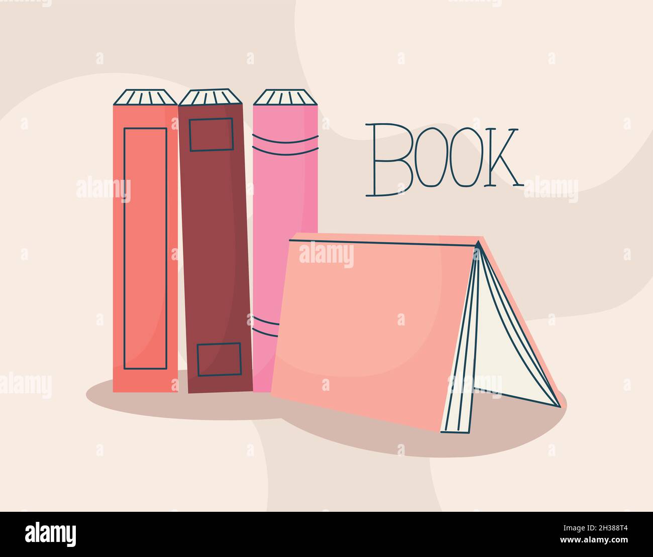 nice book design Stock Vector Image & Art - Alamy