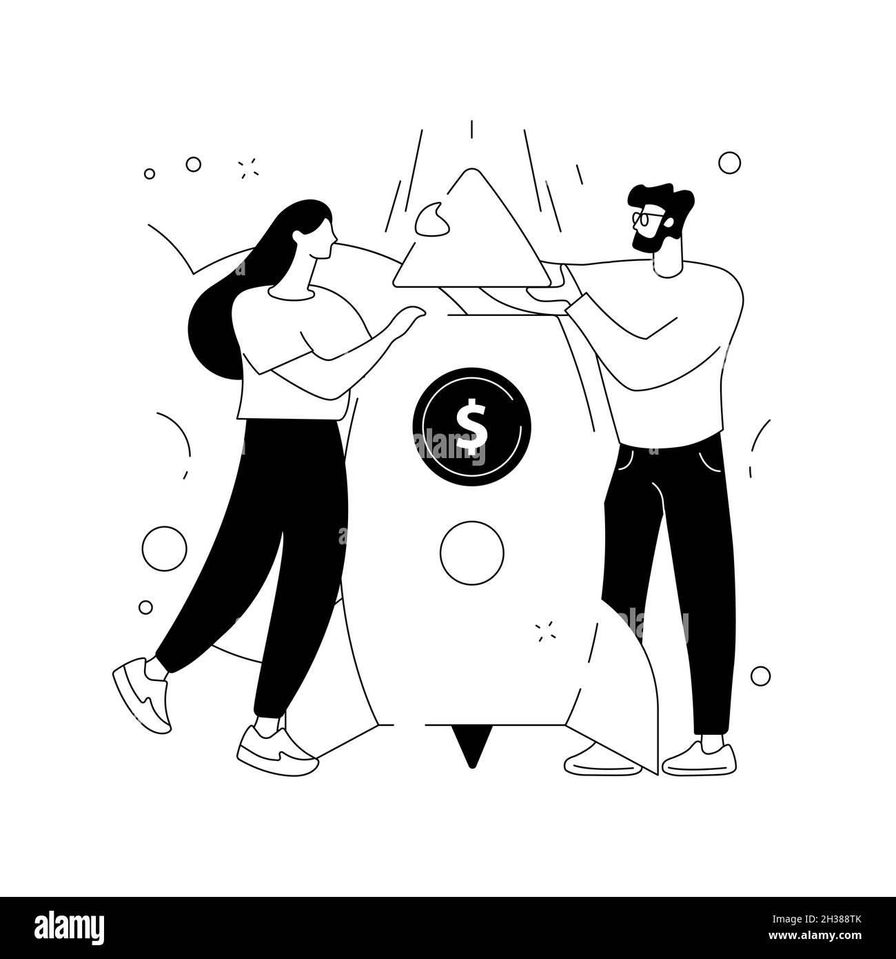 StartUp abstract concept vector illustration Stock Vector Image & Art - Alamy