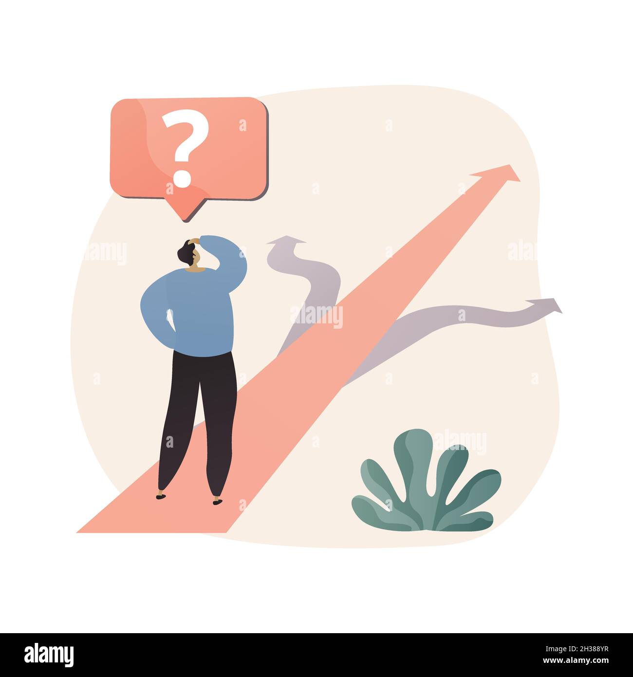 Choice abstract concept vector illustration Stock Vector Image & Art ...