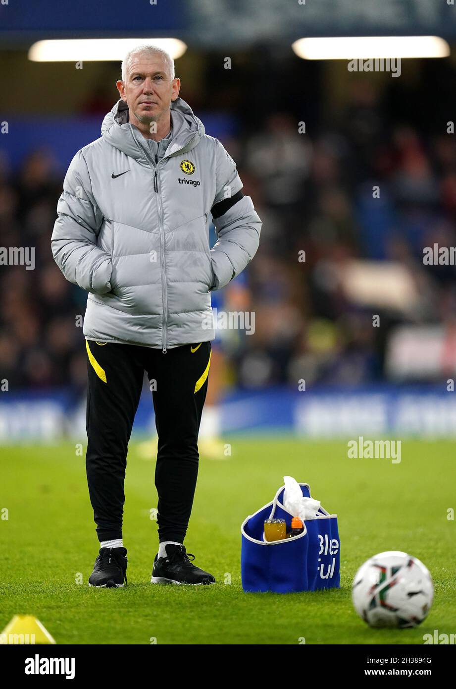 Chelsea kit man Billy McCulloch before the Carabao Cup Fourth Round ...