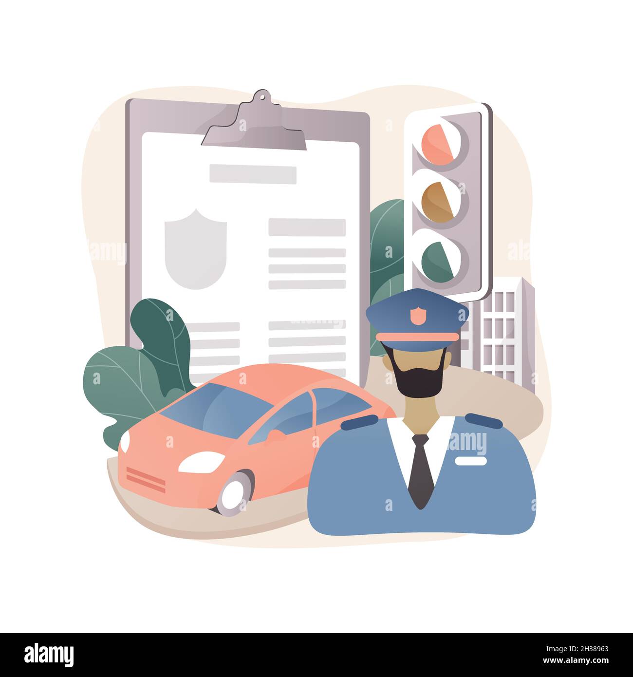 Traffic fine abstract concept vector illustration Stock Vector Image ... Traffic fine abstract concept vector illustration Stock Vector Image ...