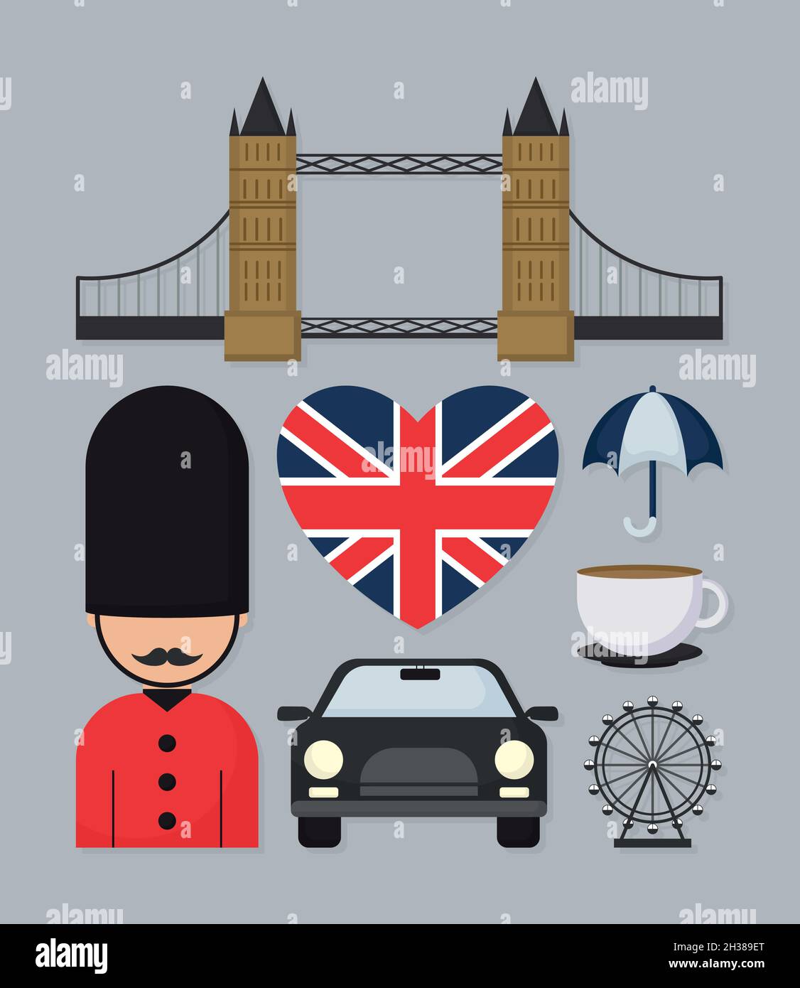seven uk items Stock Vector Image & Art - Alamy