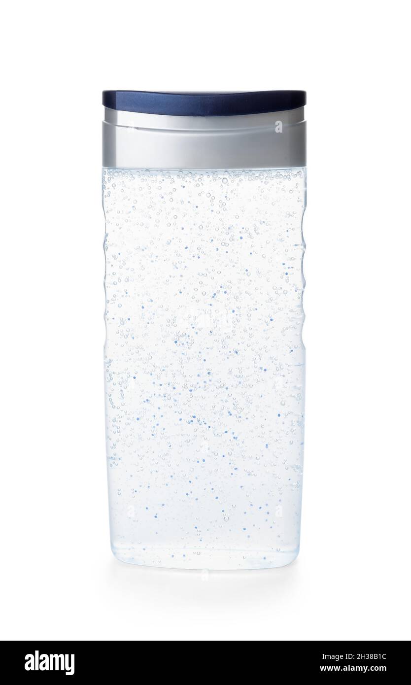 Bottle of shower gel isolated on white background Stock Photo - Alamy