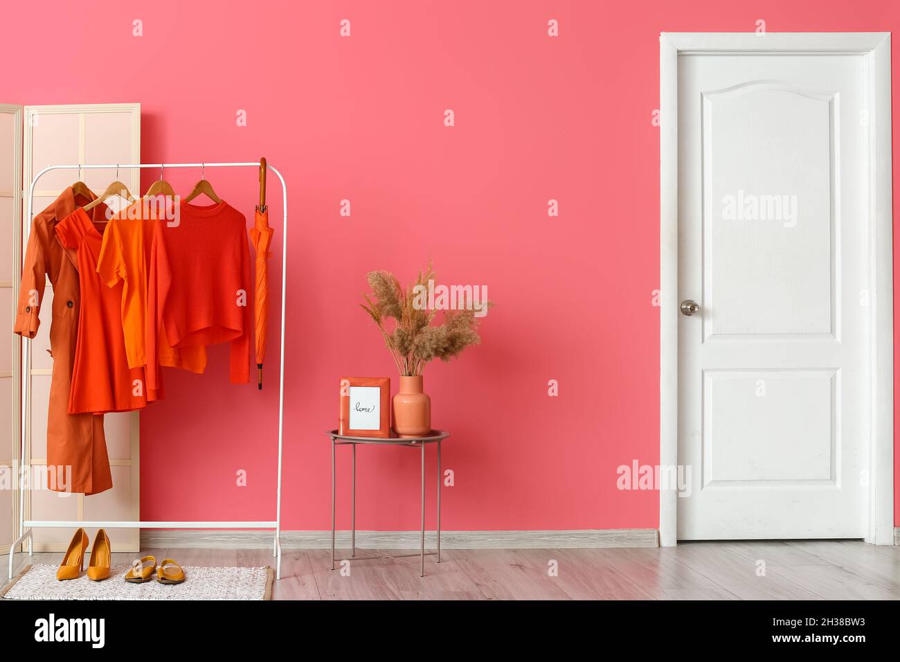 Bright red clothes hi-res stock photography and images - Alamy