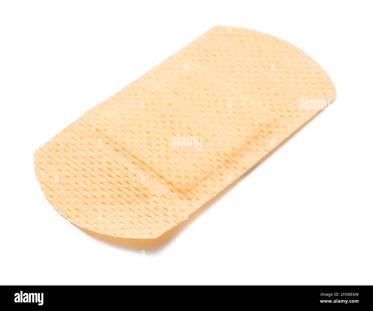 Beige medical plaster on white background Stock Photo - Alamy
