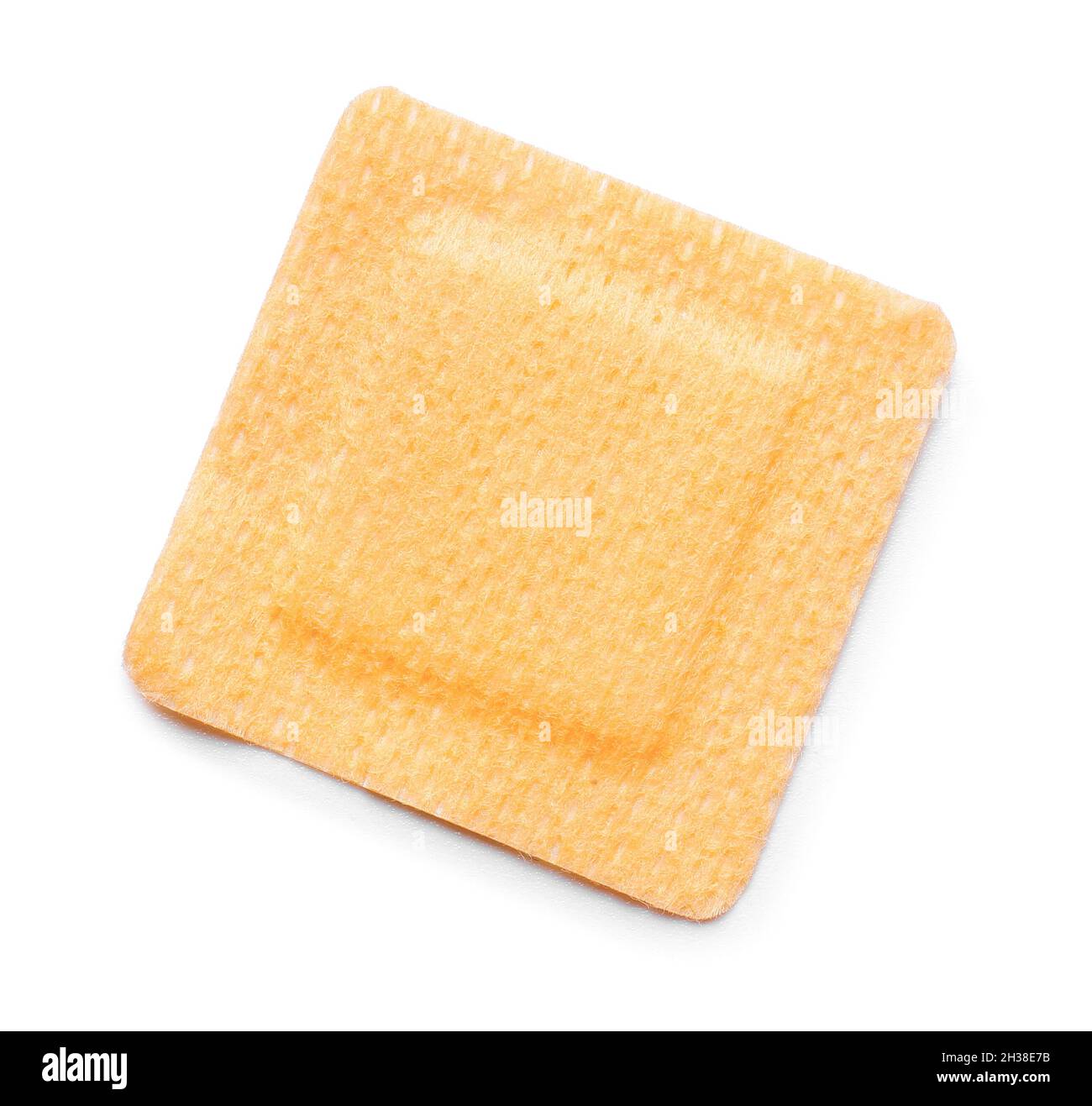 Square medical plaster on white background Stock Photo - Alamy