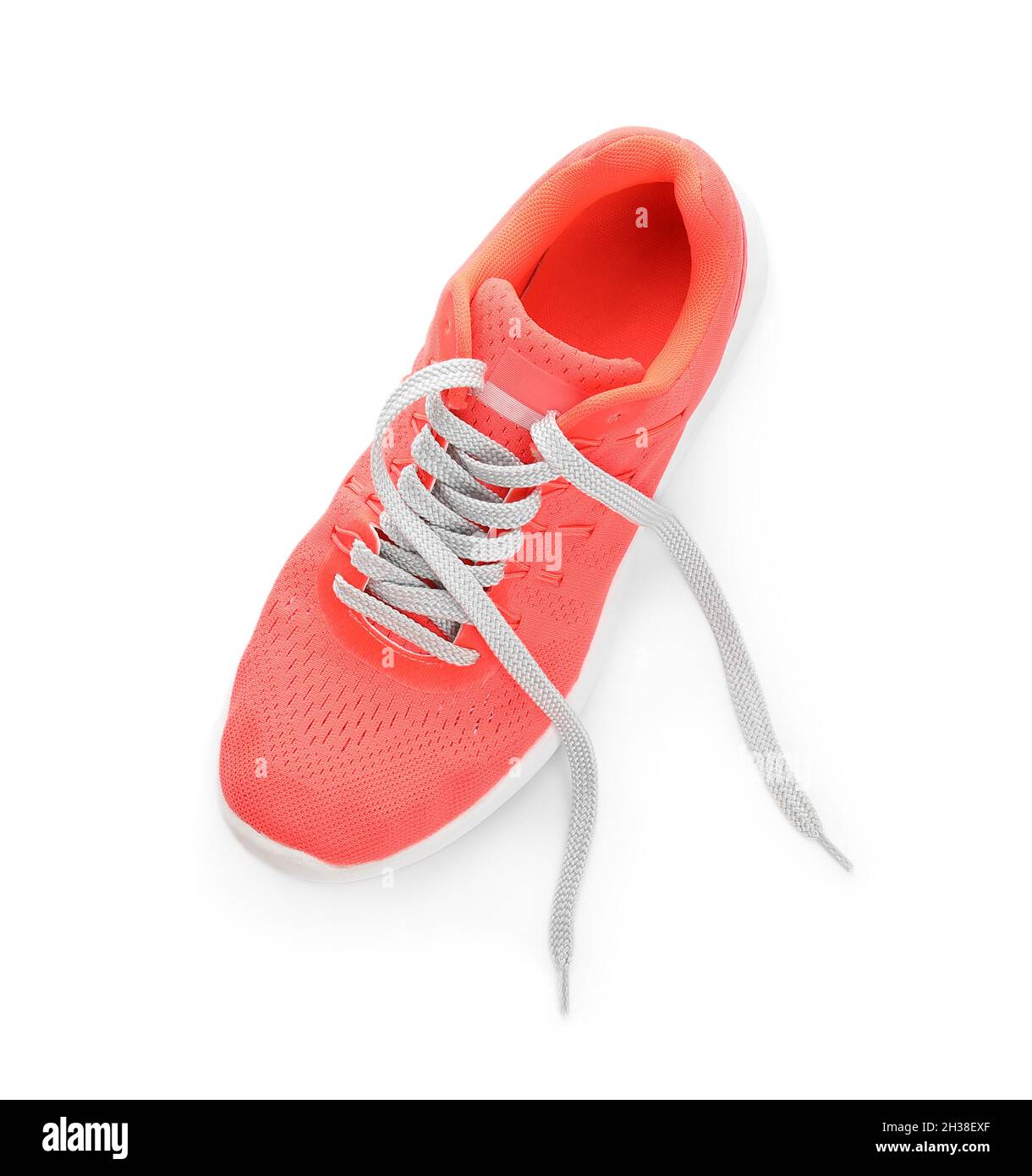 Untied Nike Shoes