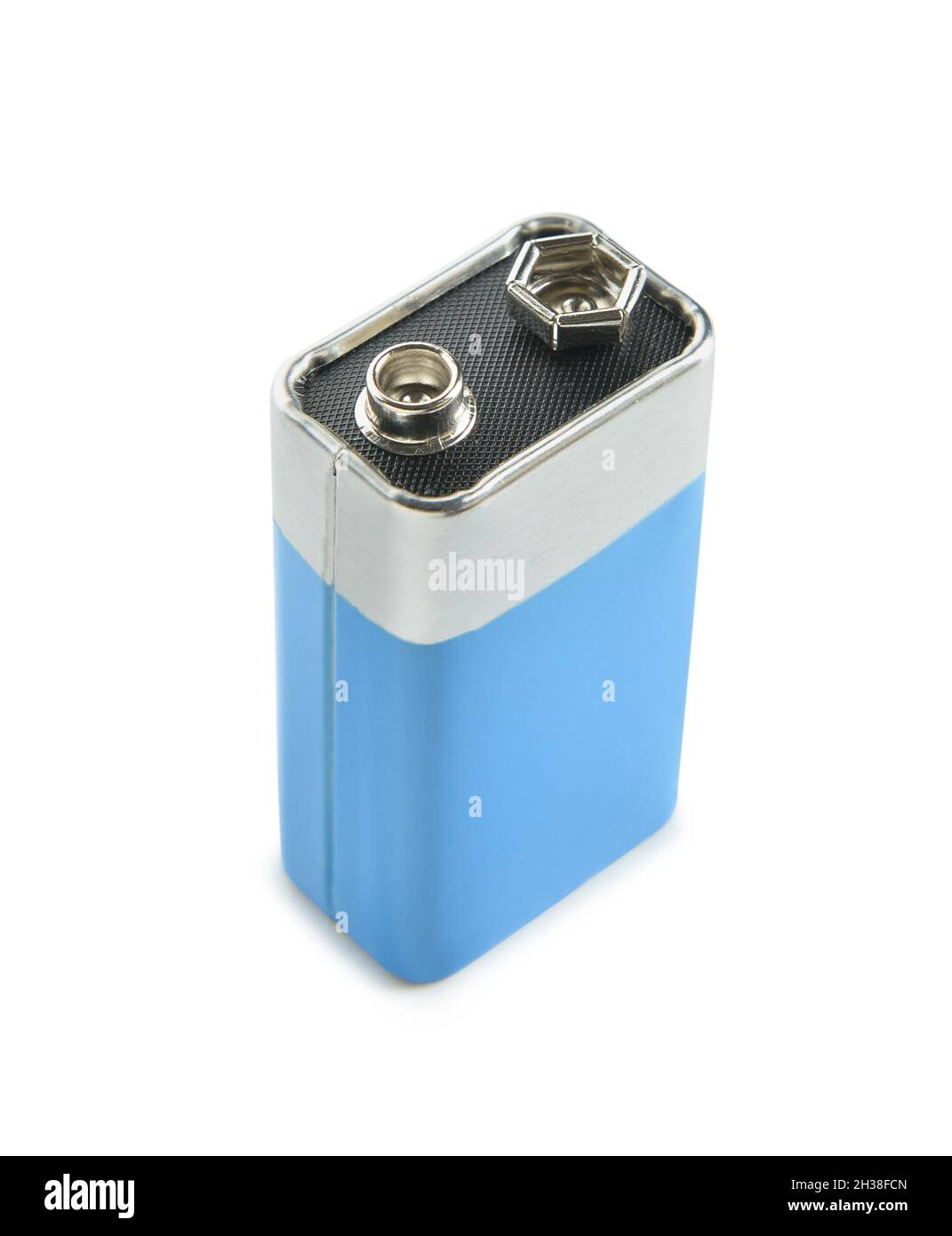 Alkaline battery isolated on white background Stock Photo - Alamy