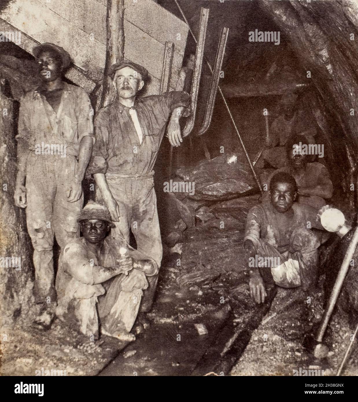 Gold mining, City & Suburban gold mine, Johannesburg, South Africa ...