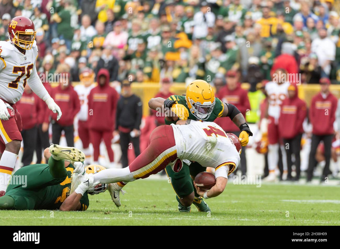 October 24, 2021: Washington Football Team offensive tackle Cornelius ...