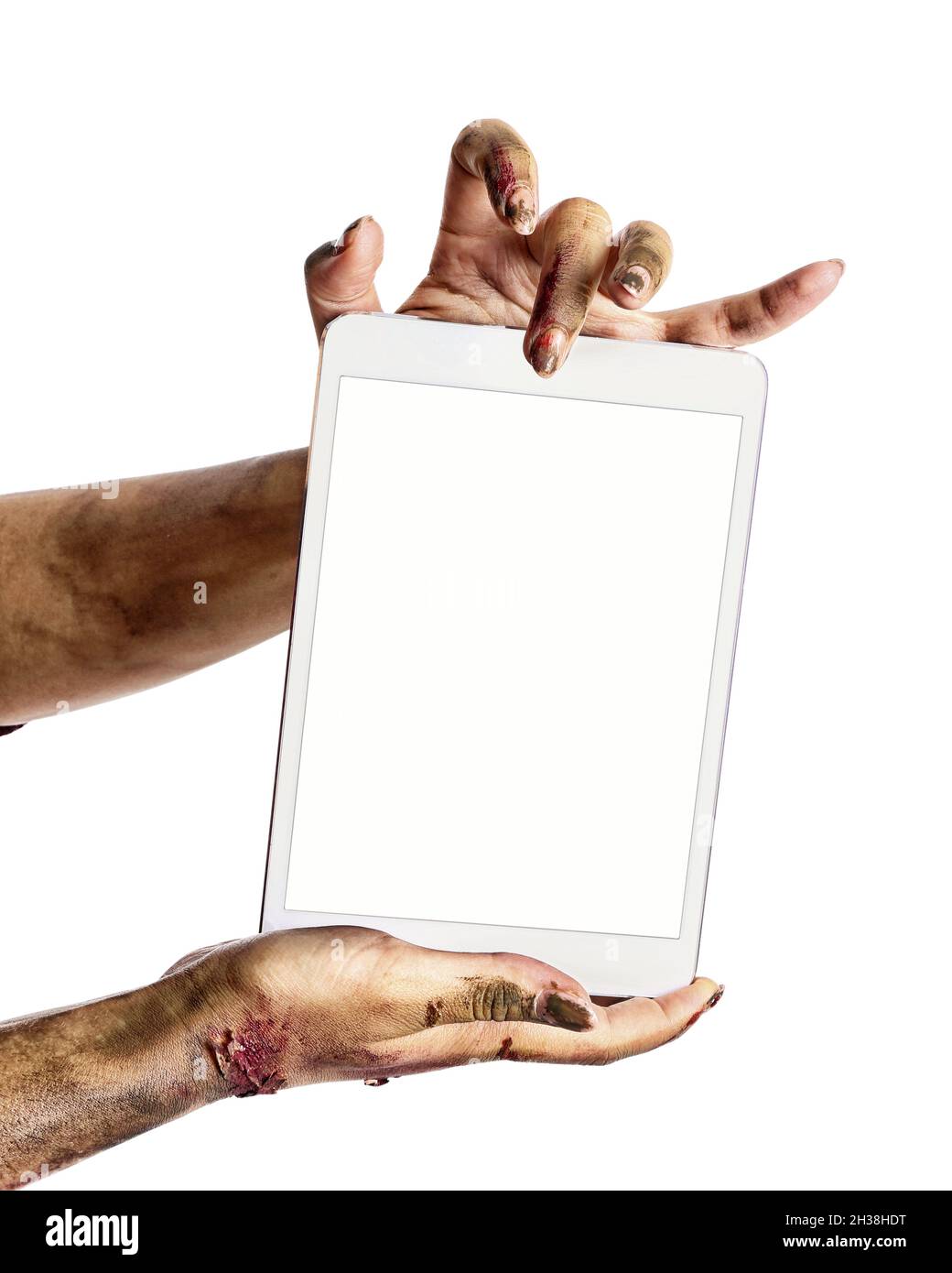 Zombie hands rising terrible in hi-res stock photography and images - Alamy