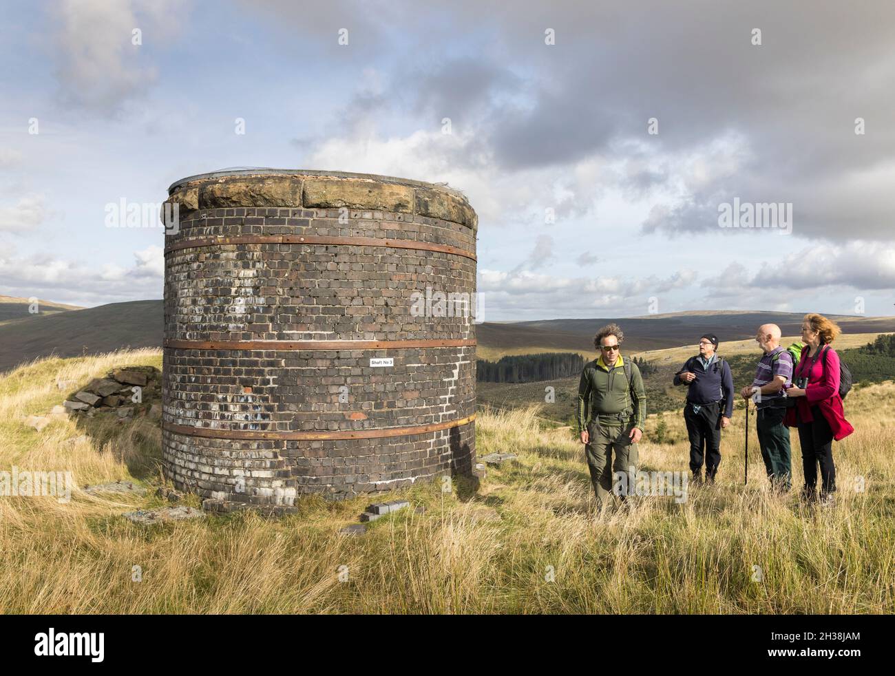 Air shaft for the Blea Moor Tunnel on the Settle Carlisle railway, Blea ...