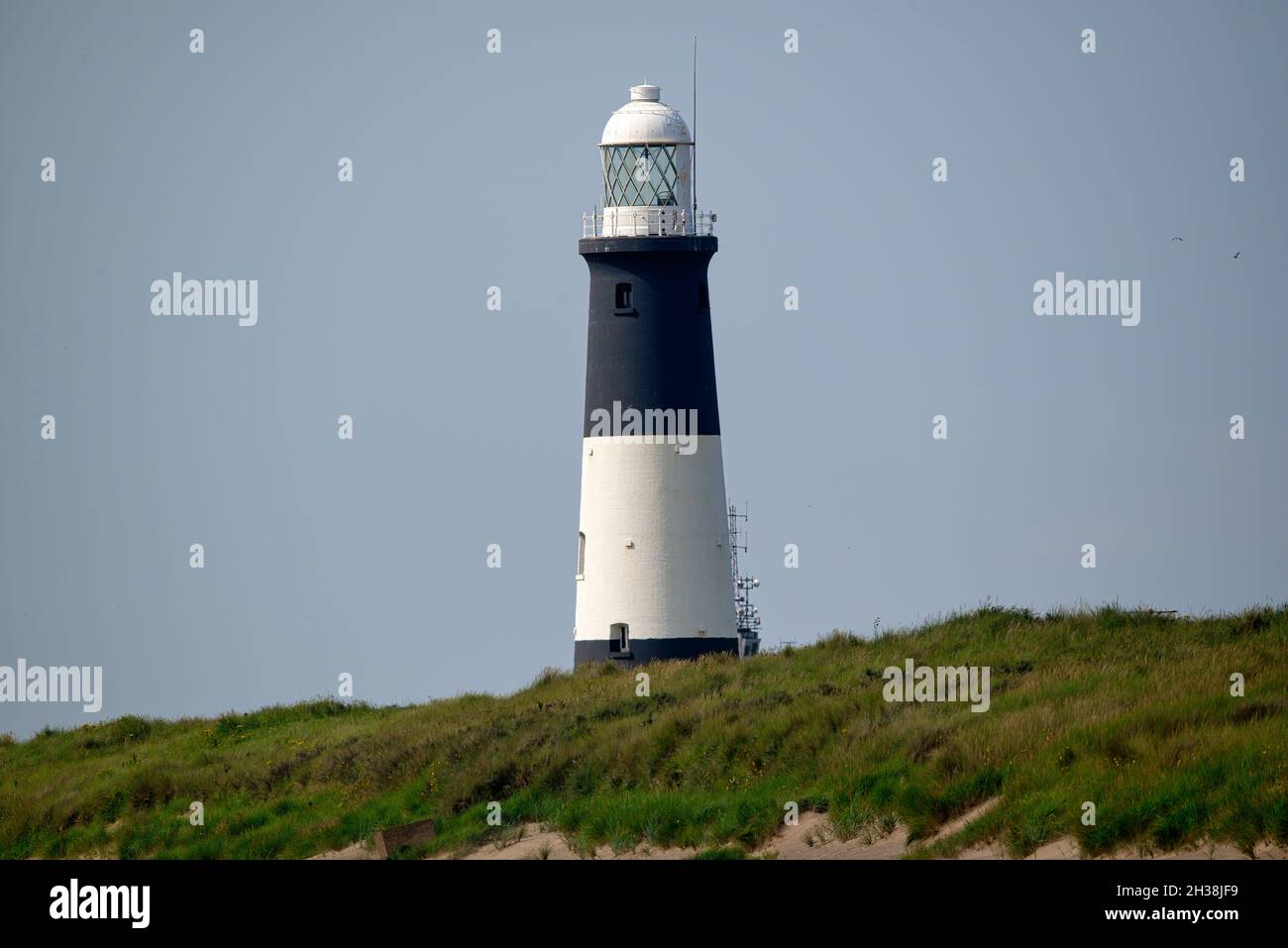 Lighthouse at Spurn Point Stock Photo - Alamy