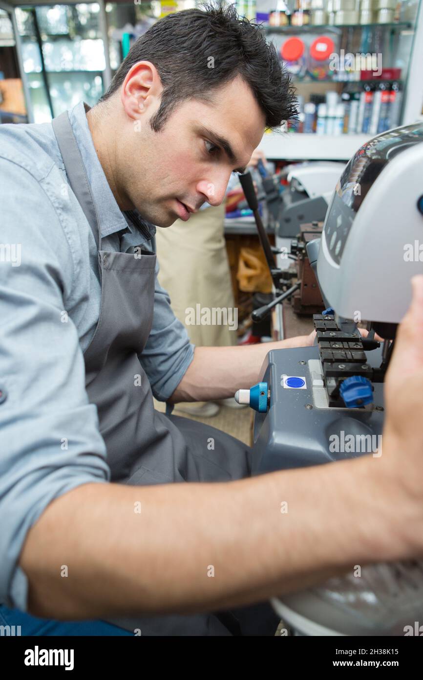 Key making hi-res stock photography and images - Alamy