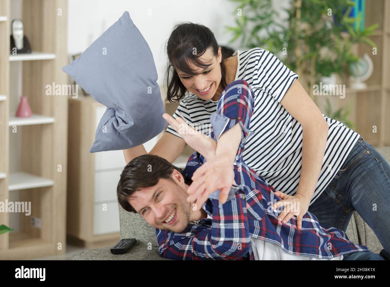 enjoying leisure time with friends at home Stock Photo - Alamy