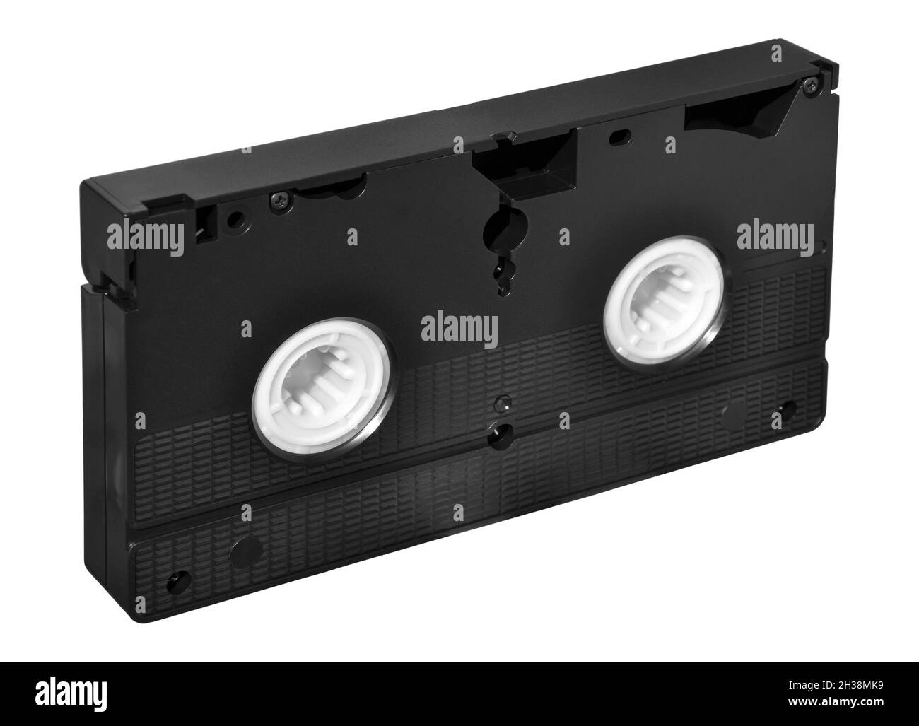 Old blank vhs analog video cassette tape isolated on white background Stock Photo - Alamy