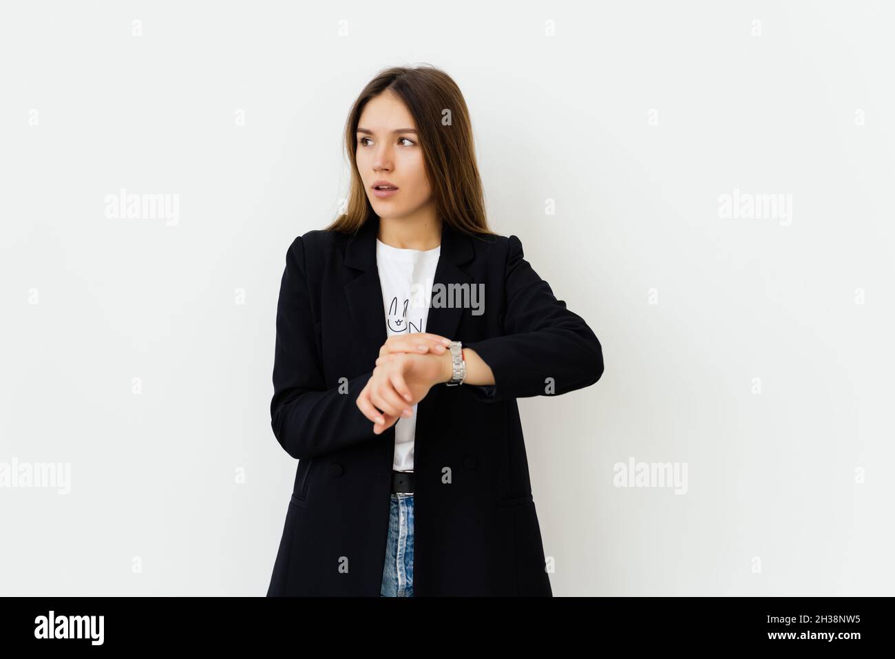 Rush hour hand shake hi-res stock photography and images - Alamy
