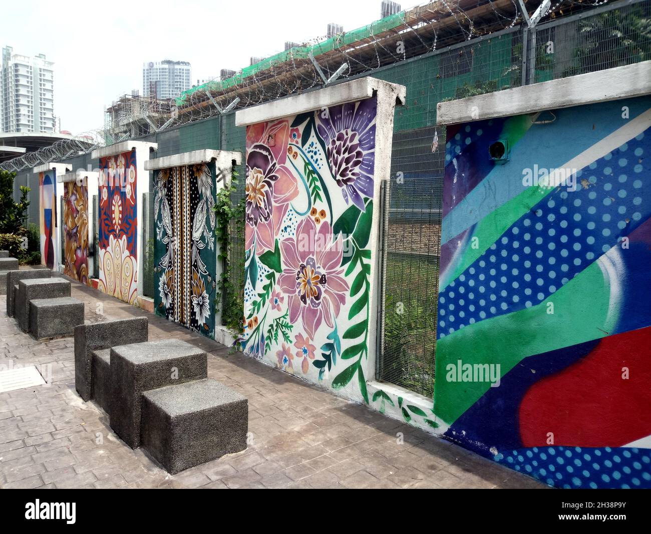 Abstract Street Art in the City Stock Photo - Alamy