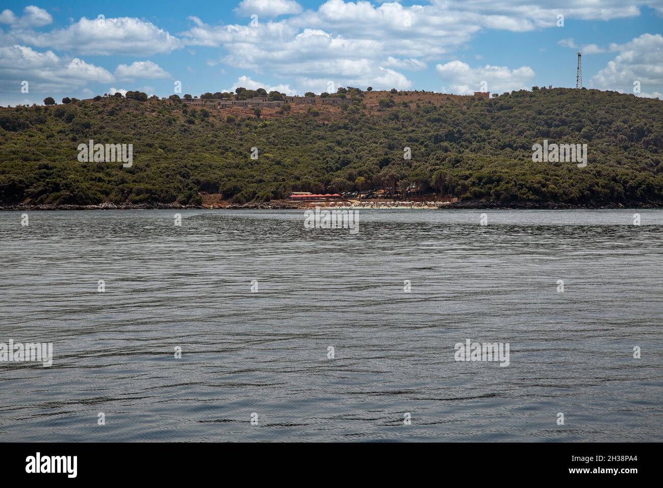 Ionian seaview over Arameras beach, south of Albania Stock Photo - Alamy