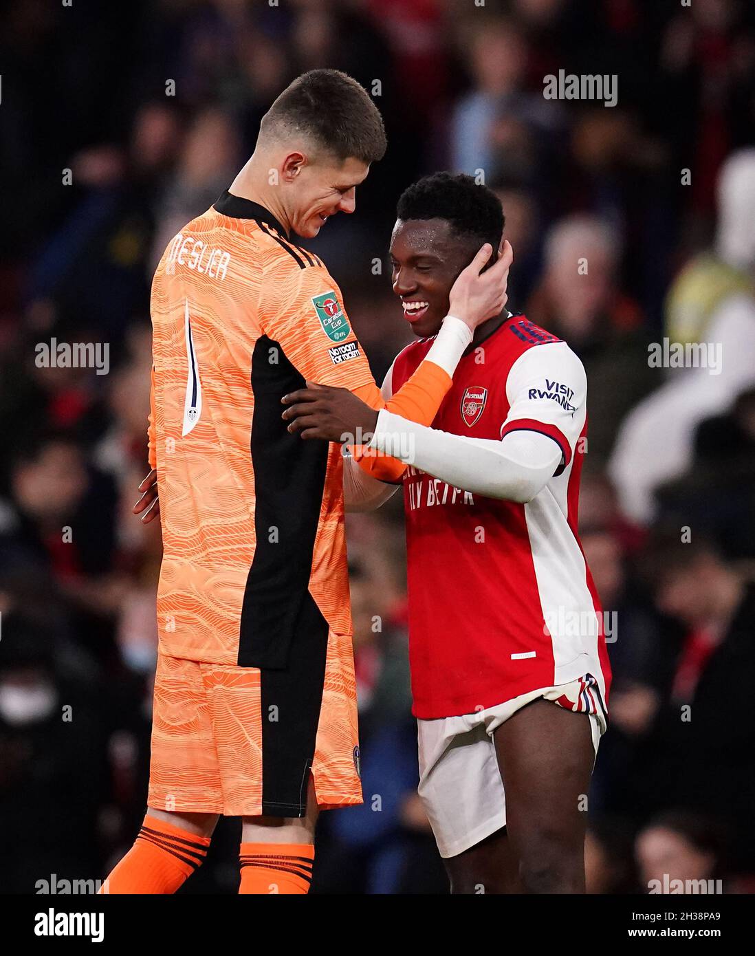 Meslier leeds carabao cup hi-res stock photography and images - Alamy