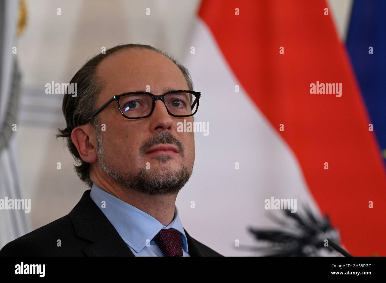 Federal chancellor alexander schallenberg hi-res stock photography and ...