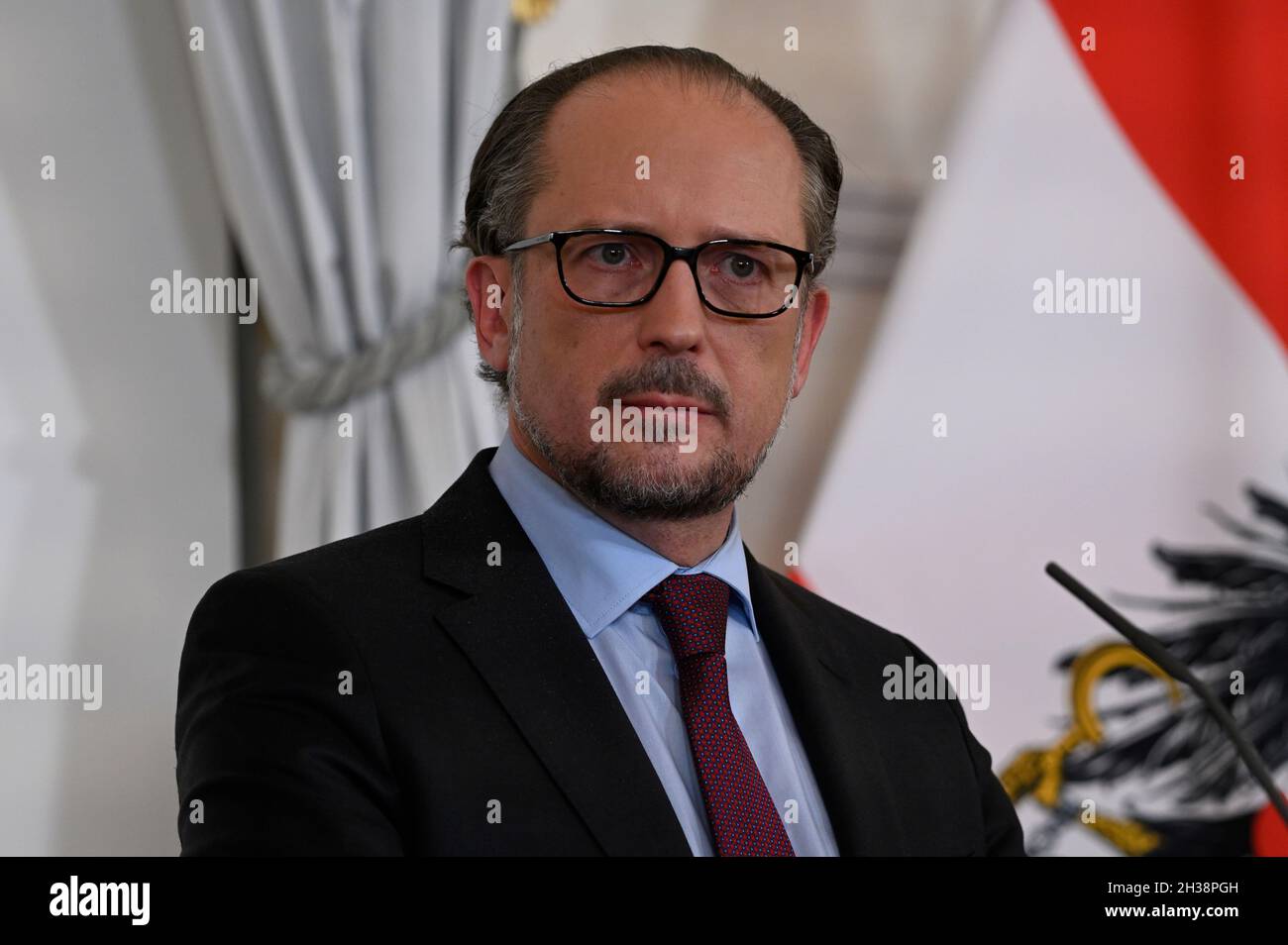 Federal chancellor alexander schallenberg hi-res stock photography and ...