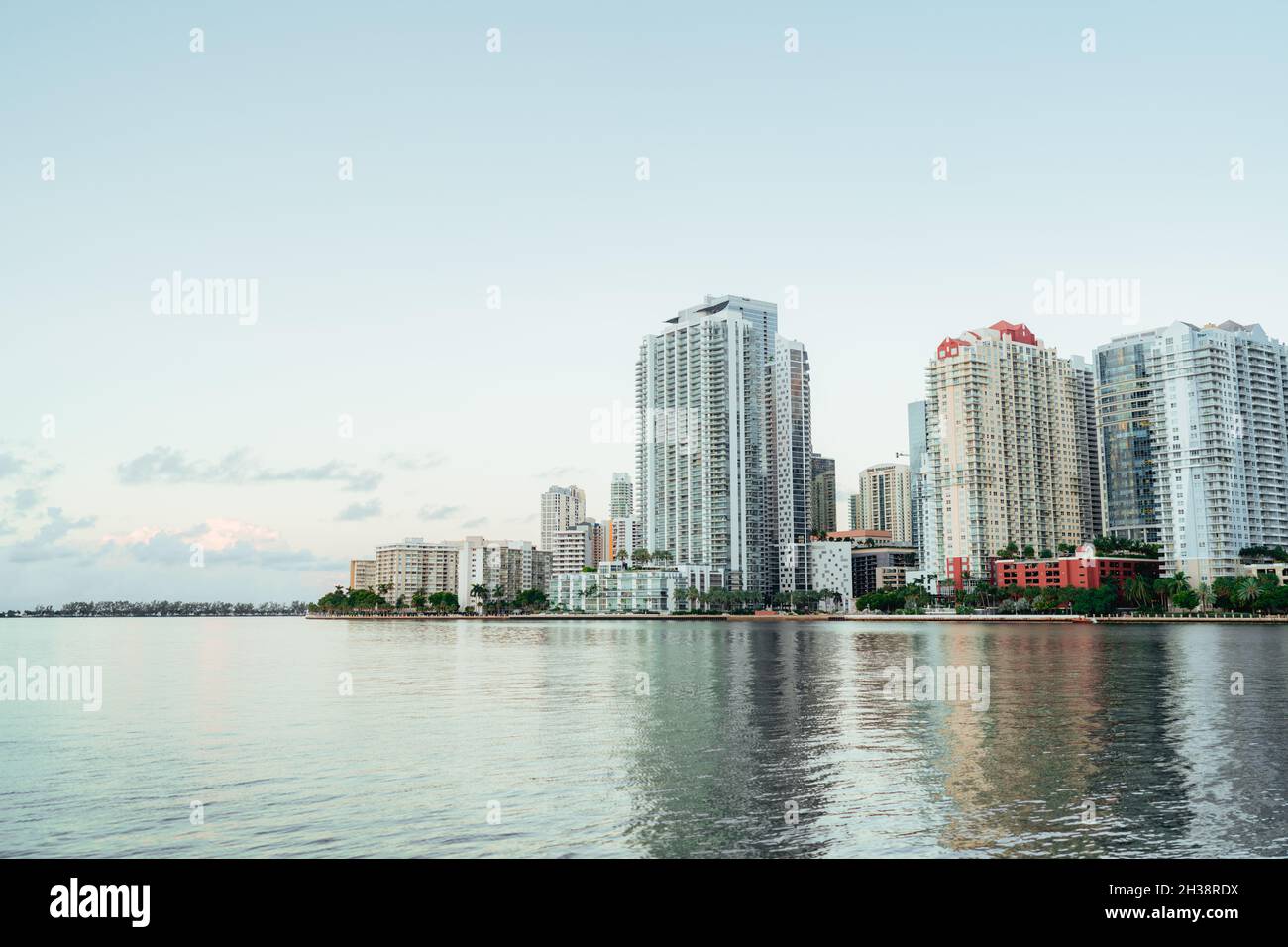 Brickell skyline Miami Florida beautiful Stock Photo - Alamy