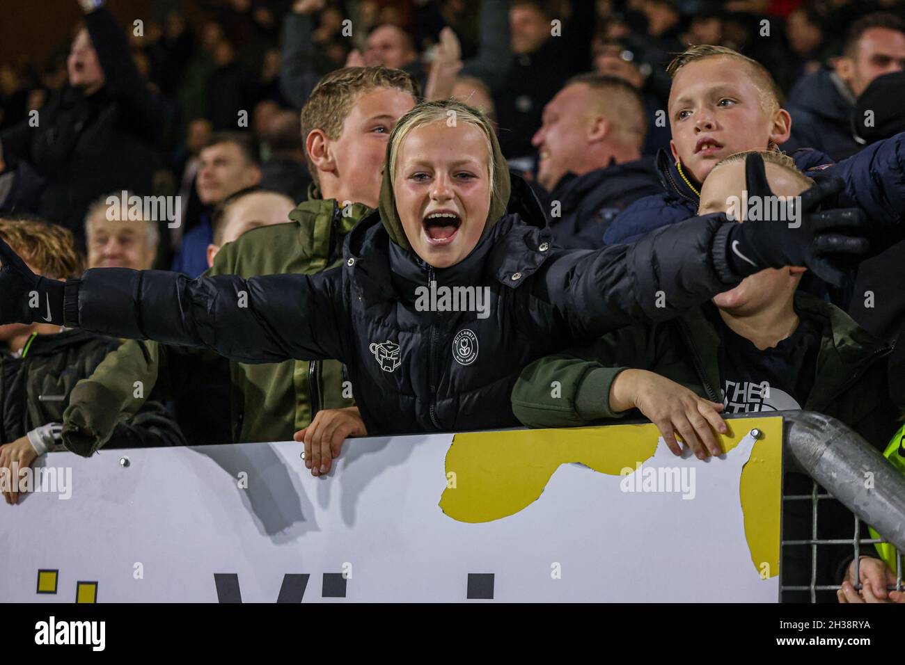 BREDA, NETHERLANDS - OCTOBER 26: fan of NAC Breda during the Dutch TOTO ...
