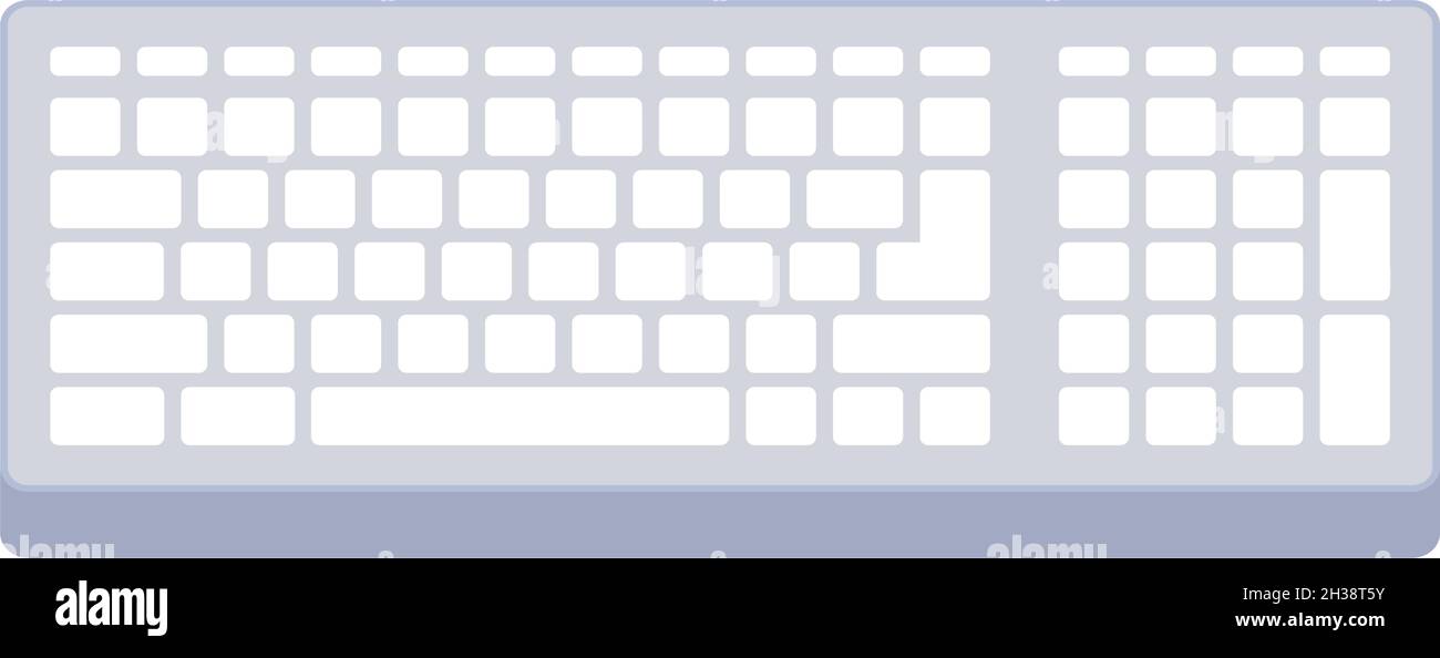 white keyboard design Stock Vector Image & Art - Alamy