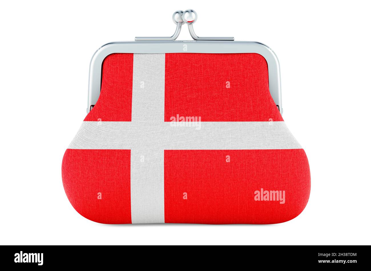 Danish flag. Budget, investment or financial, banking concept in ...