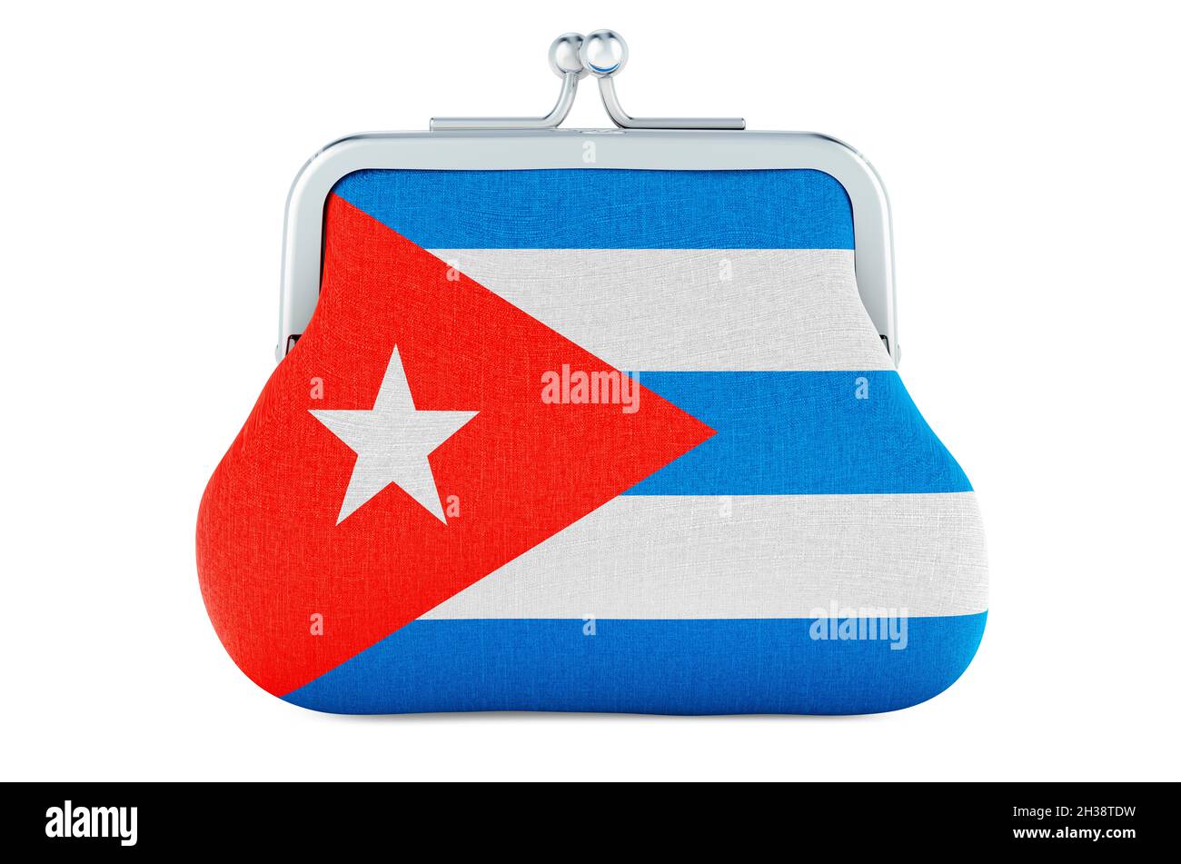 Cuban flag. Budget, investment or financial, banking concept in Cuba ...