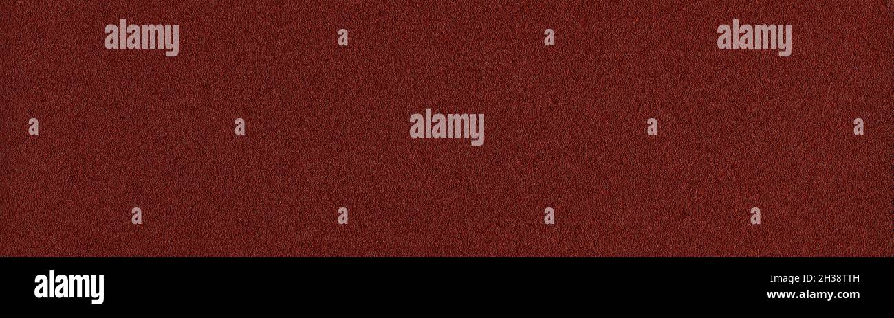 High rectangular red sandpaper surface texture, background sanding ...