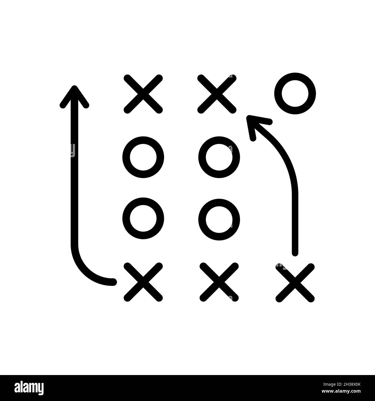 Top View Soccer Field Football Black and White Stock Photos & Images ...