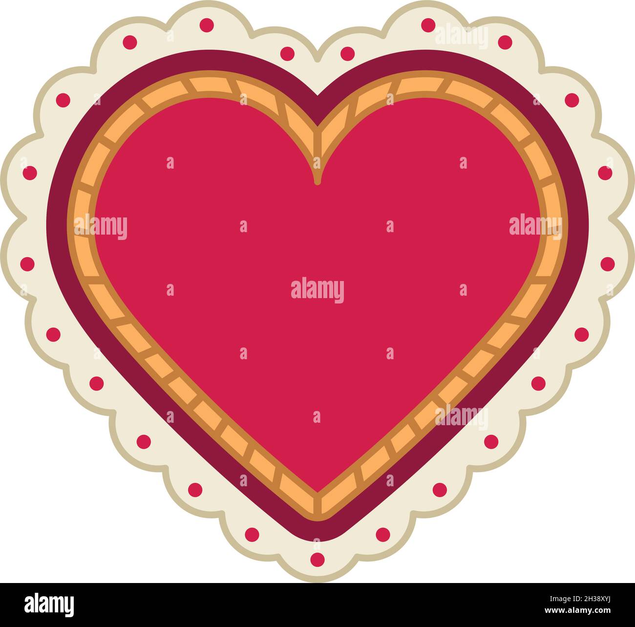 cute heart illustration Stock Vector Image & Art - Alamy