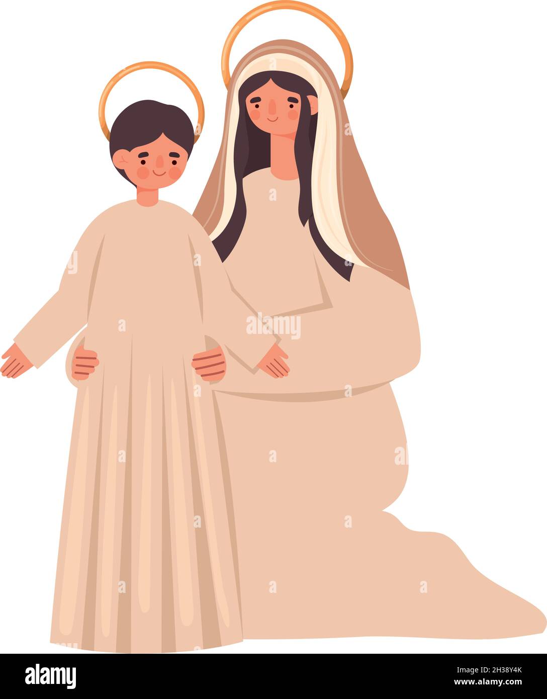 Birth of maria Cut Out Stock Images & Pictures - Alamy