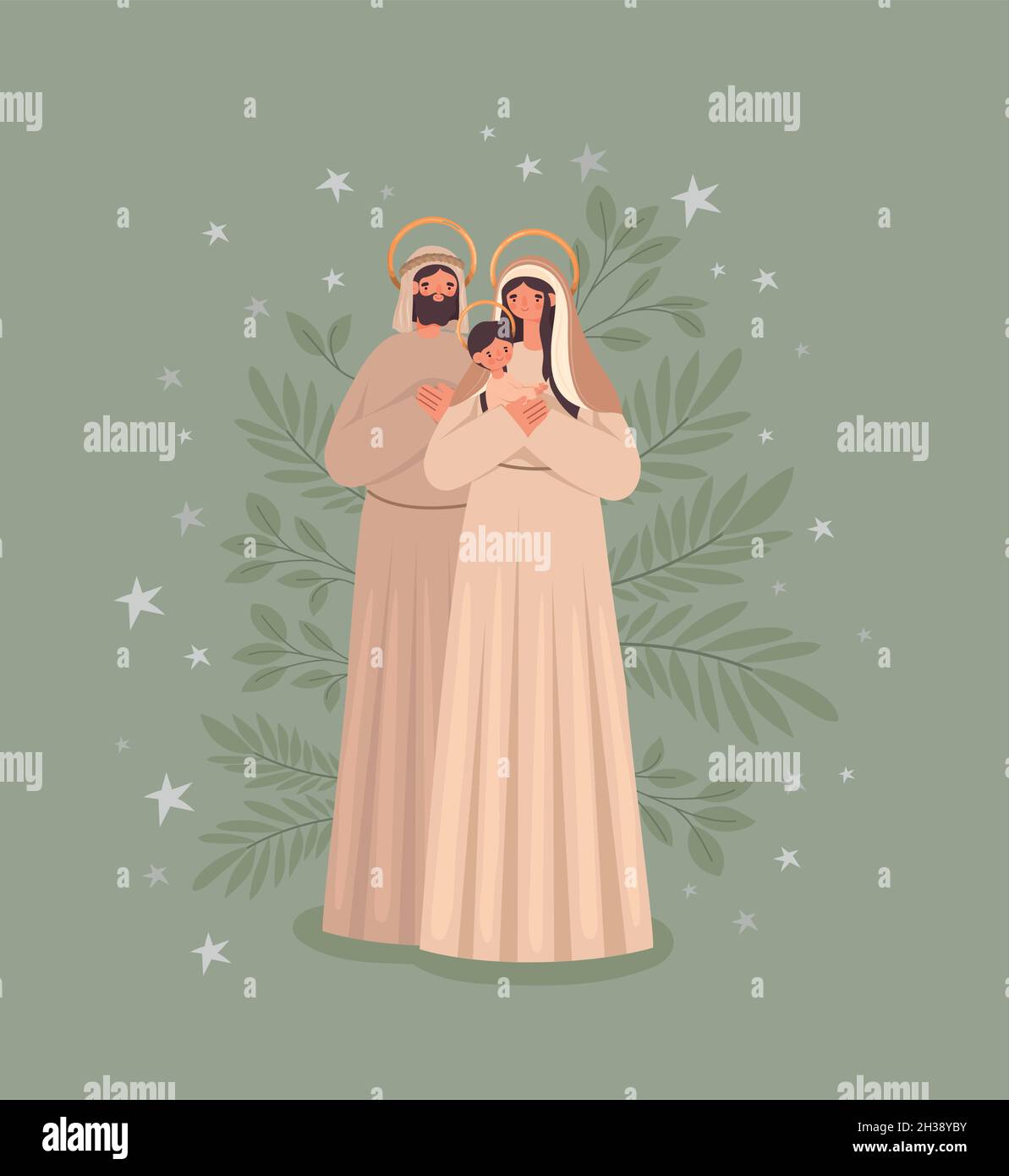 St blessed virgin mary Stock Vector Images - Alamy
