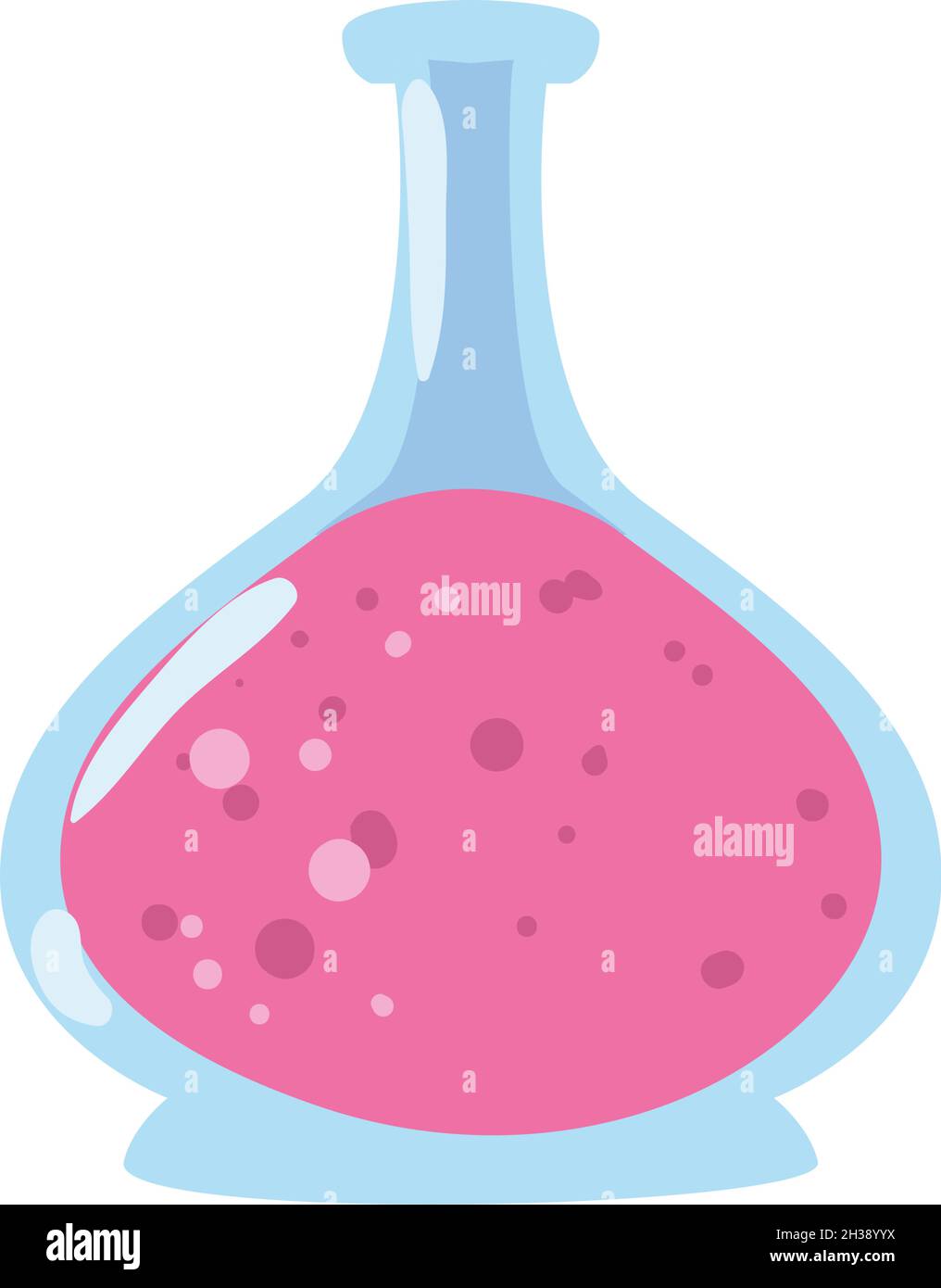 flask bottle illustration over white Stock Vector Image & Art - Alamy