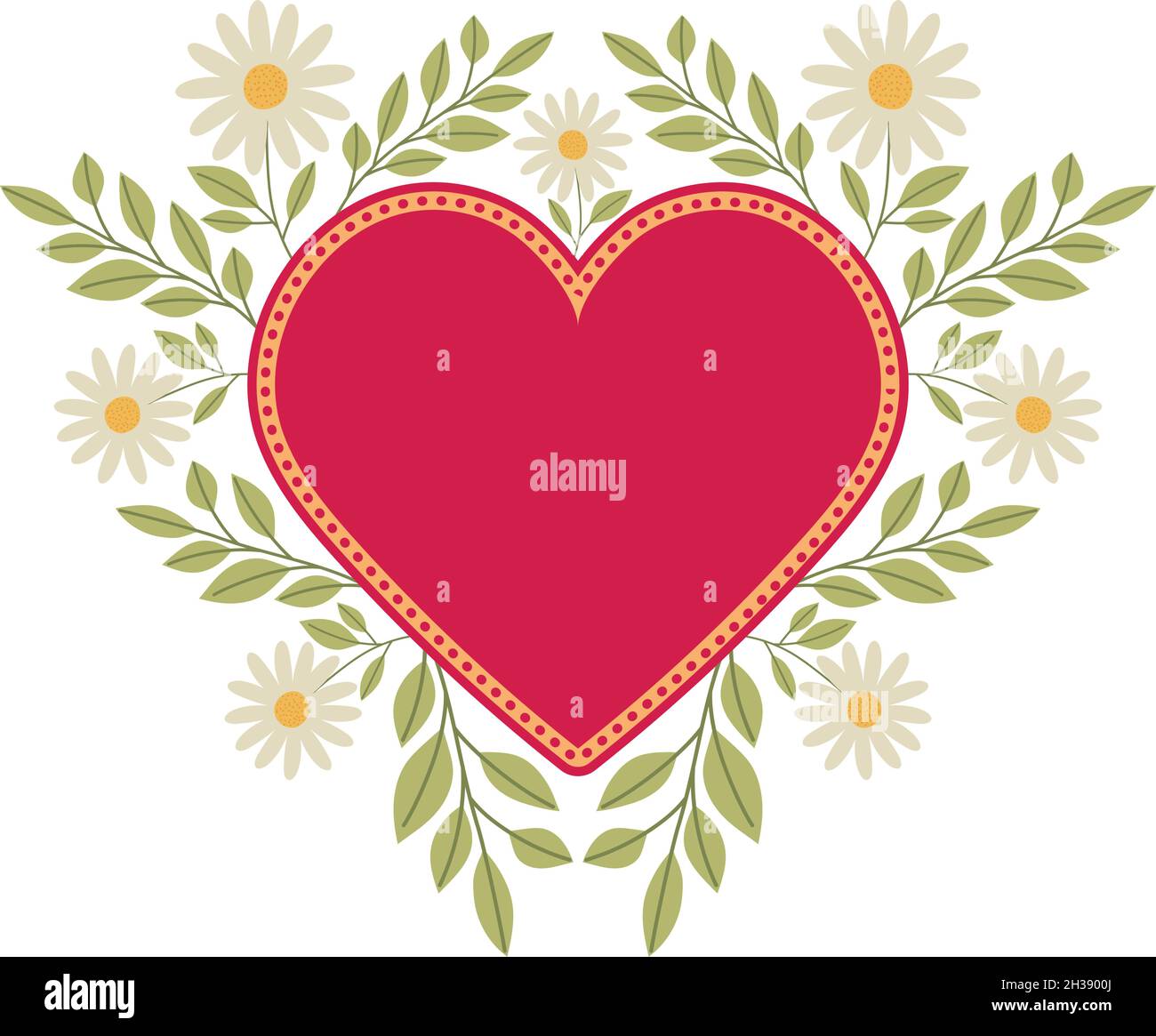 nice heart illustration Stock Vector Image & Art - Alamy