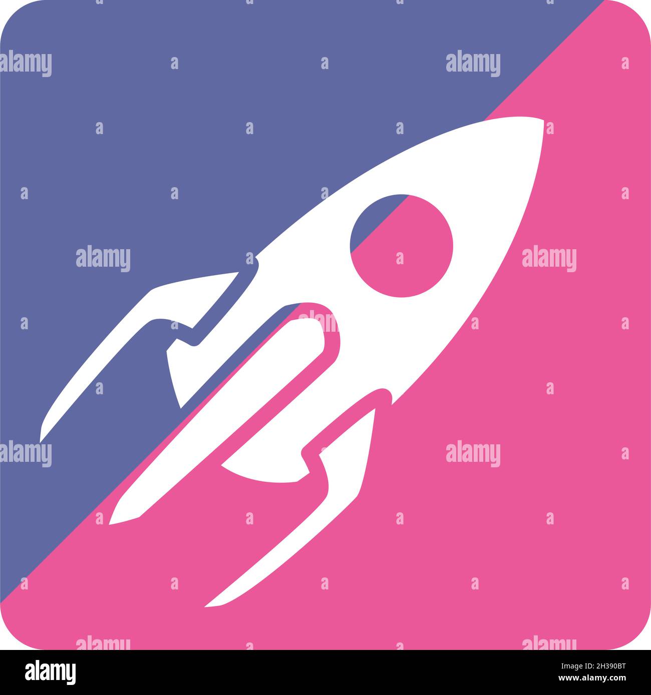 nice rocket app over white Stock Vector Image & Art - Alamy