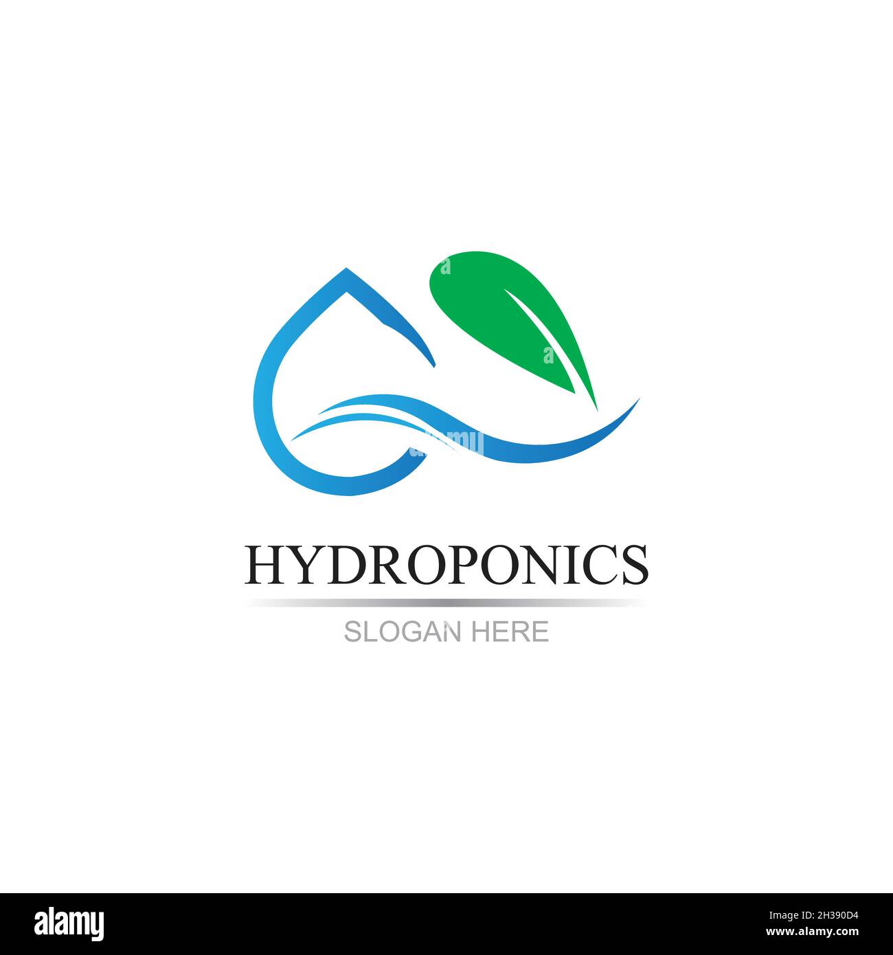 hydroponics logo vector illustration design template Stock Vector Image ...