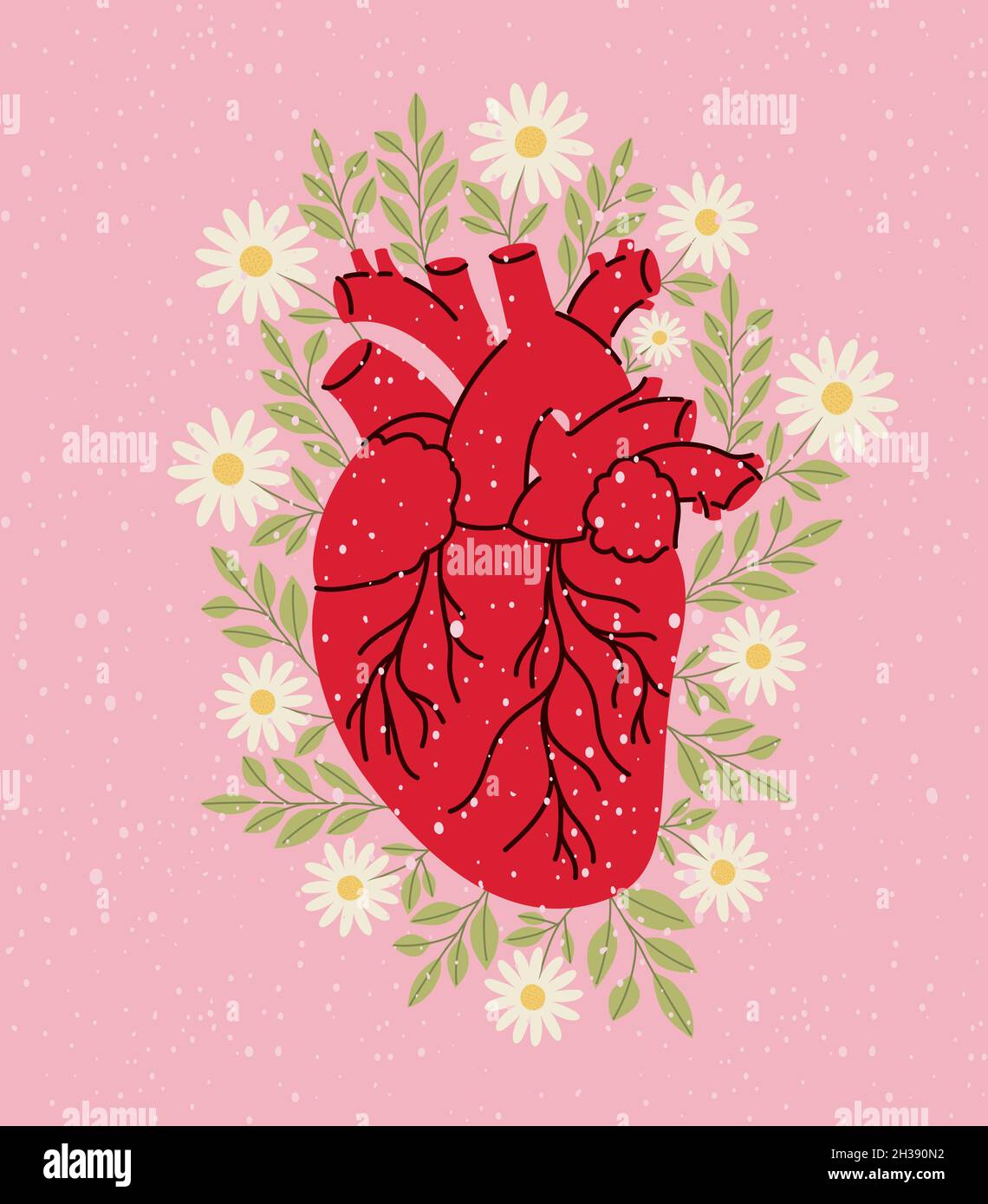 nice heart poster Stock Vector Image & Art - Alamy